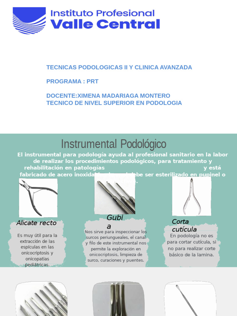 Técnicas Avanzadas en Podología Clínica | PDF | Clavo (anatomía) | Dedo ...