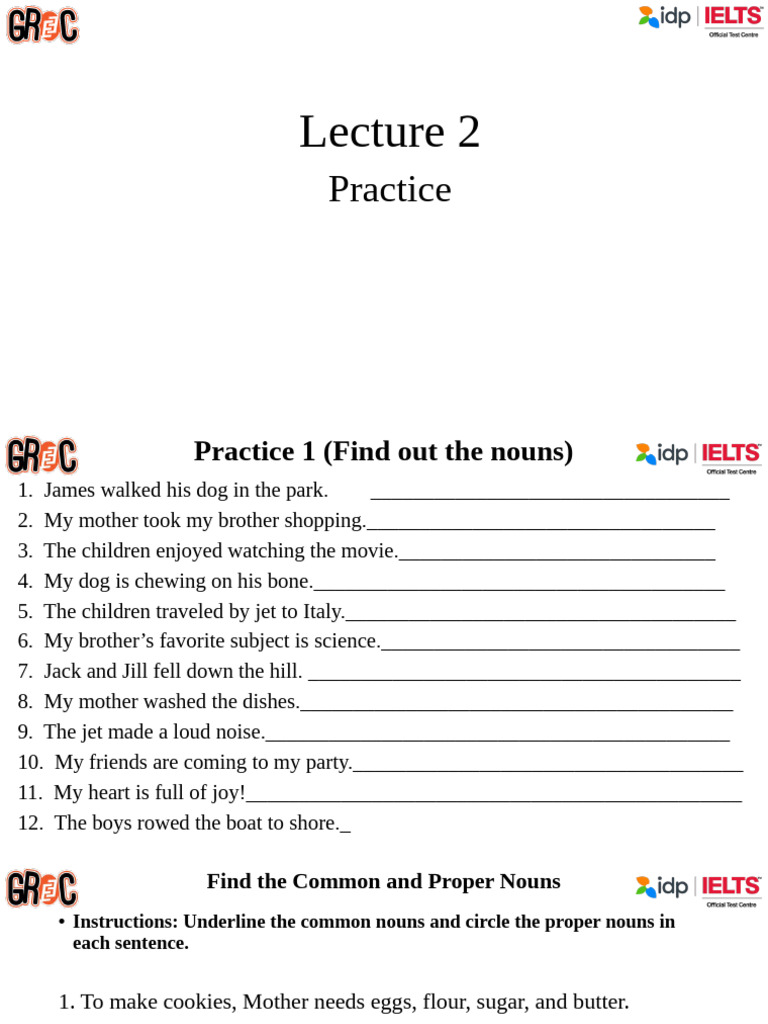 Grammar Lecture 2 | PDF