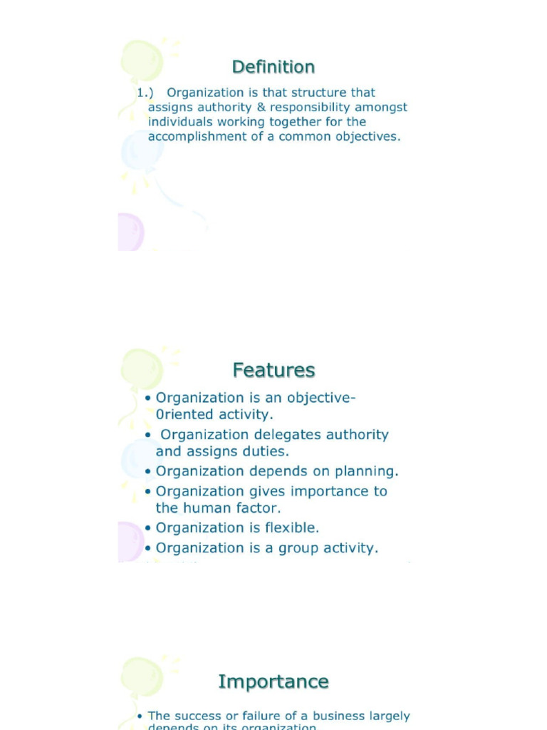 Types of Organisation | PDF