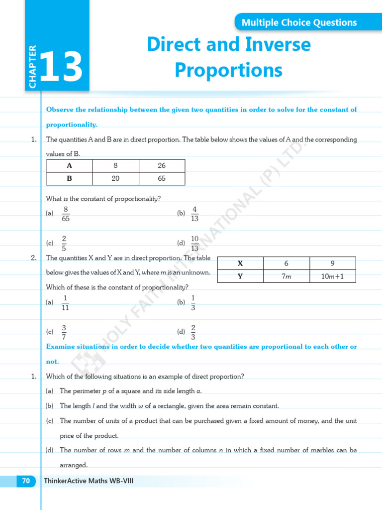 Maths Proportions Practice | PDF | Volume | Area