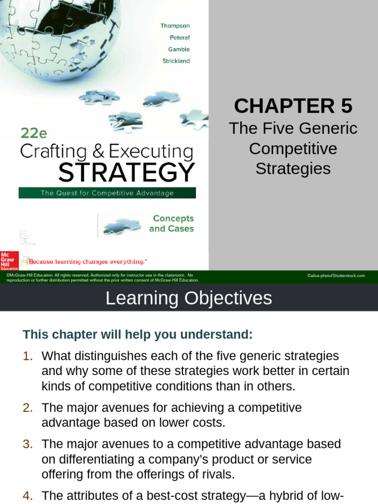 Thom22e Ch05 Final | PDF | Competitive Advantage | Strategic Management
