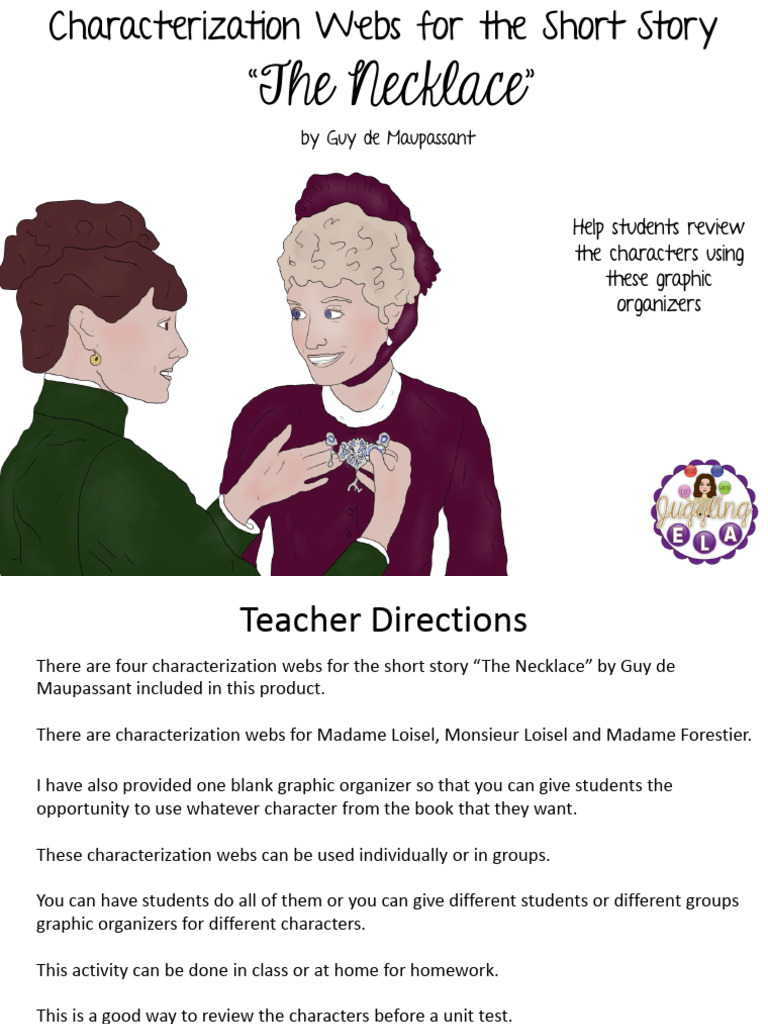 "The Necklace": by Guy de Maupassant | PDF