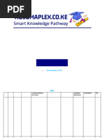 Scheme of Work and Lesson Plan Template | PDF