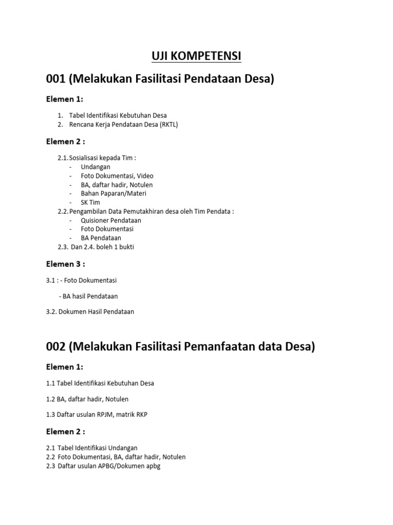 Matrik SKKNI Untuk PLD | PDF
