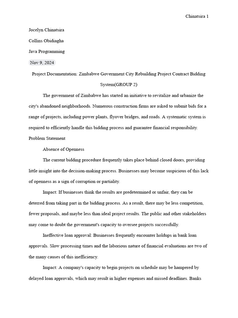 Final Java Project; (1) | PDF | Usability | Computing