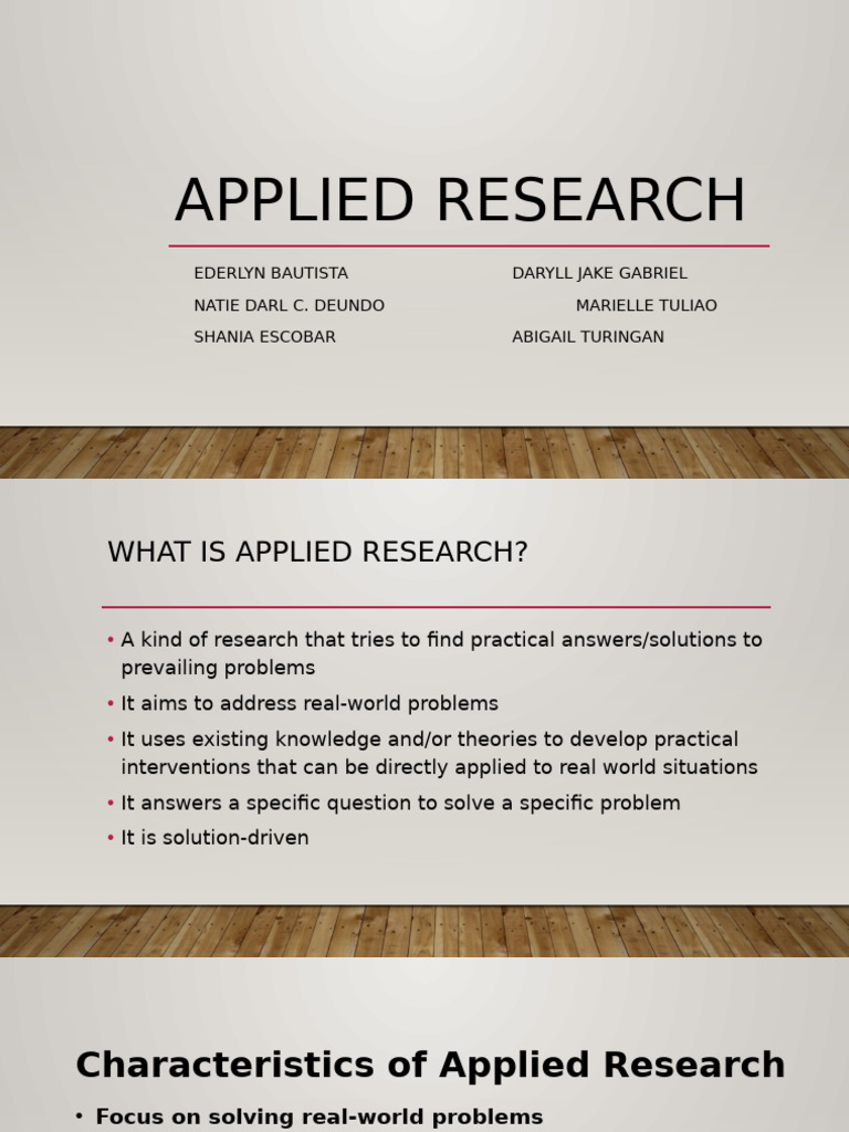 Final Applied Research | PDF | Employment | Human Resources