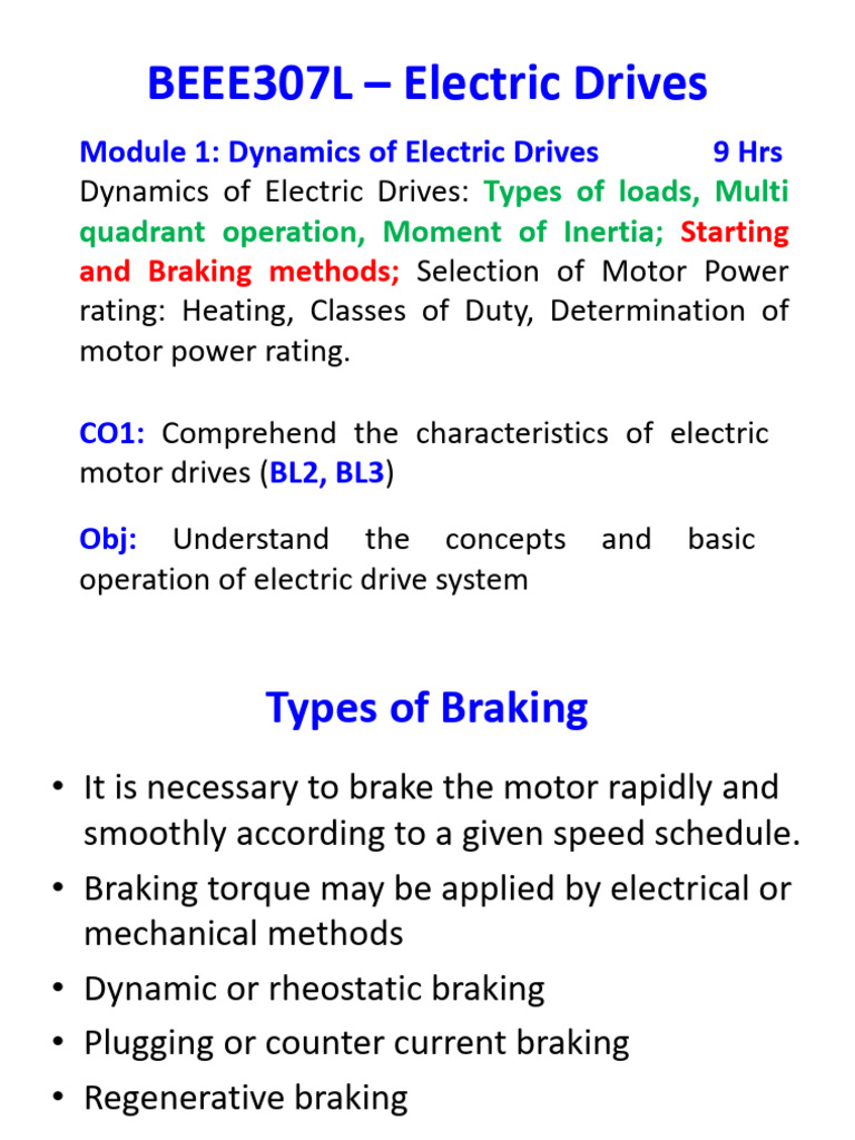 -Lecture 7 Module 1 BEEE307L-04-01-2025 | PDF