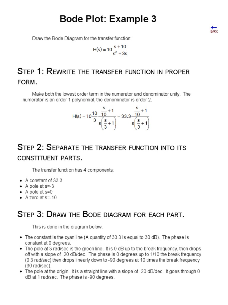 Bode Plot Example 3 - Erik Cheever | PDF