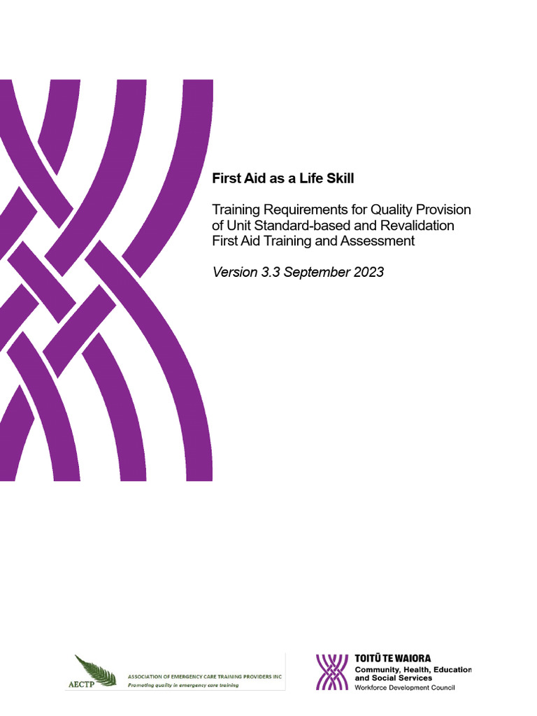 Toitu Te Waiora First Aid As A Life Skill Version 3.3 | PDF ...