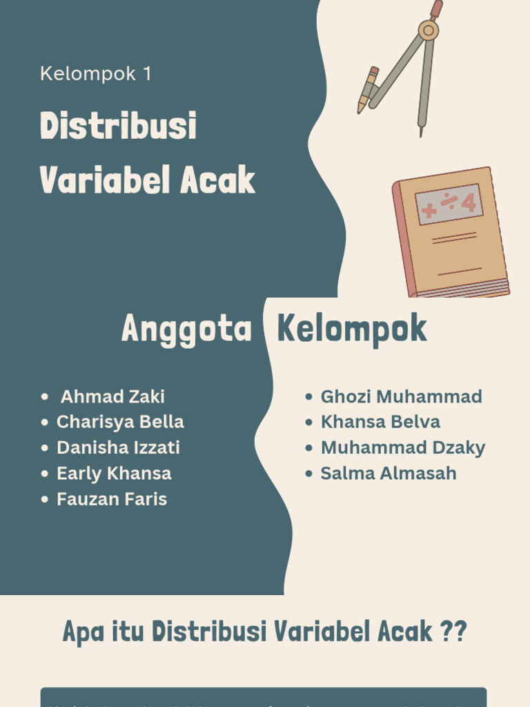 Distribusi Variable Acak - Kelompok 1 | PDF