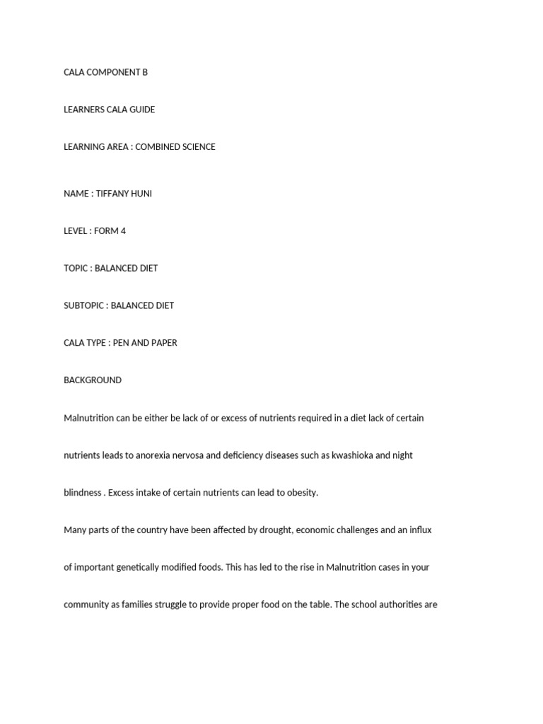 biology cala 1 | PDF | Foods | Whole Grain