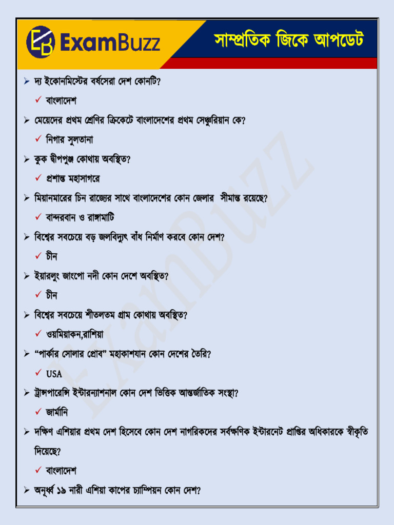 Recent GK January | PDF