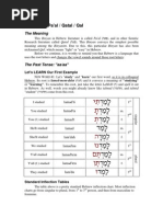 Hebrew Suffix / Prefix Cheat Sheet | PDF | Grammatical Number ...
