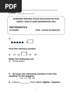 Grade 2 English Test, End of Year | PDF