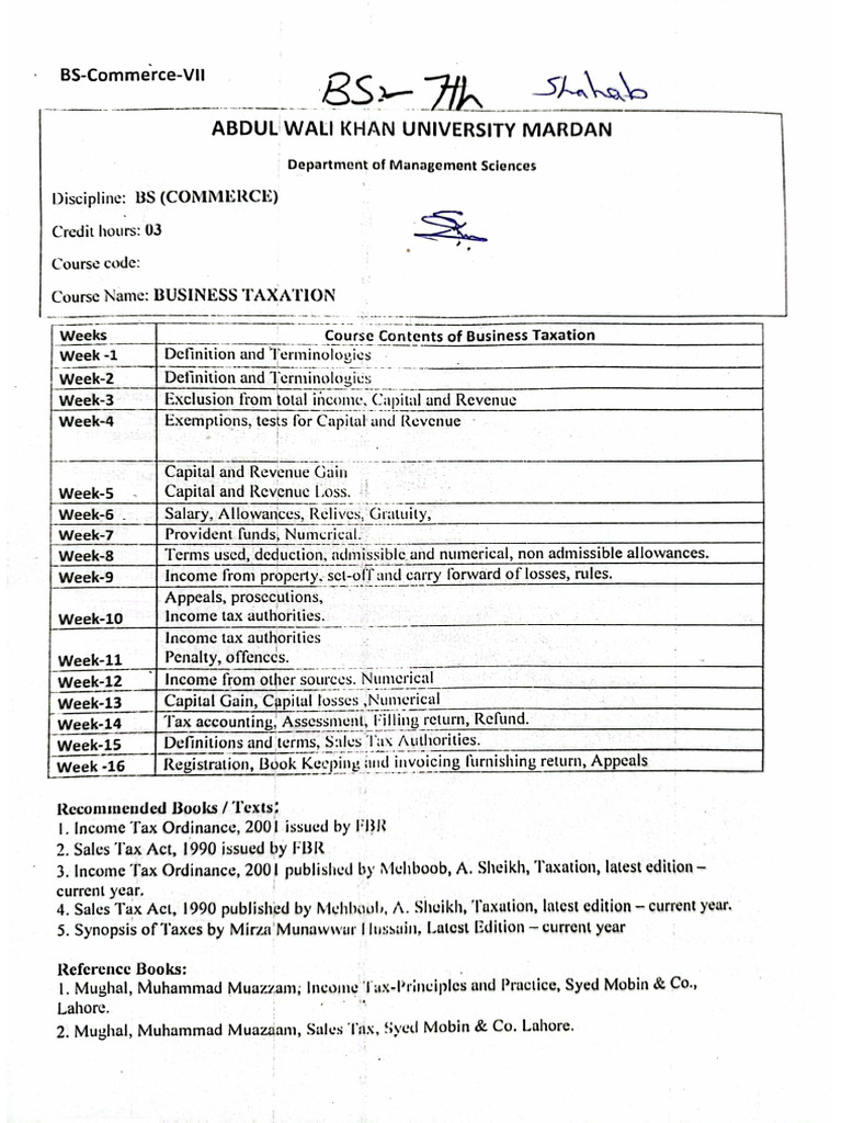 Bs Commerce | PDF