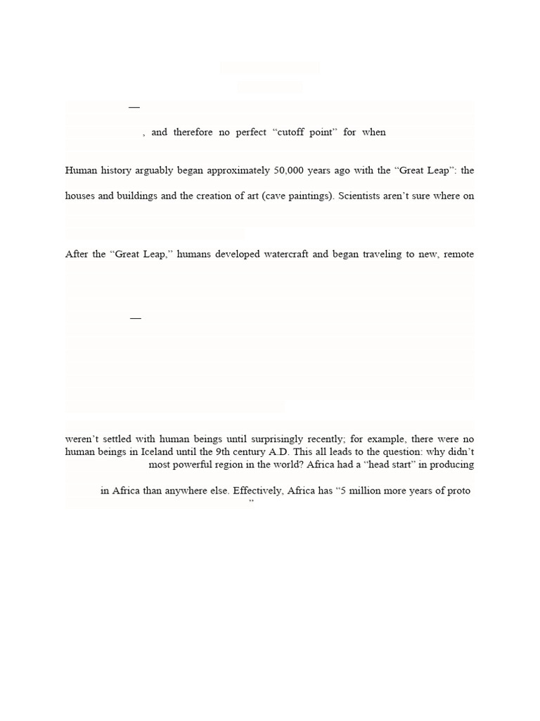Guns, Germs and Steel | PDF | Homo | Human