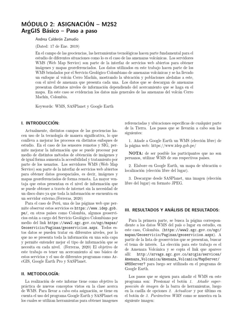 Tarea Arcgis Bas M2S2 | PDF | Botón (Computación) | Sistema de información geográfica
