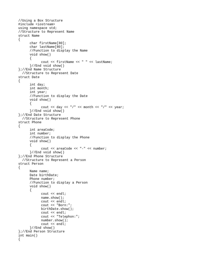 Structures Within Structure | PDF