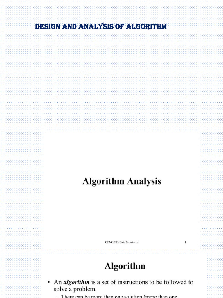 Chapter 1-3 Algorithm Analysis | PDF | Database Index | Computer Programming