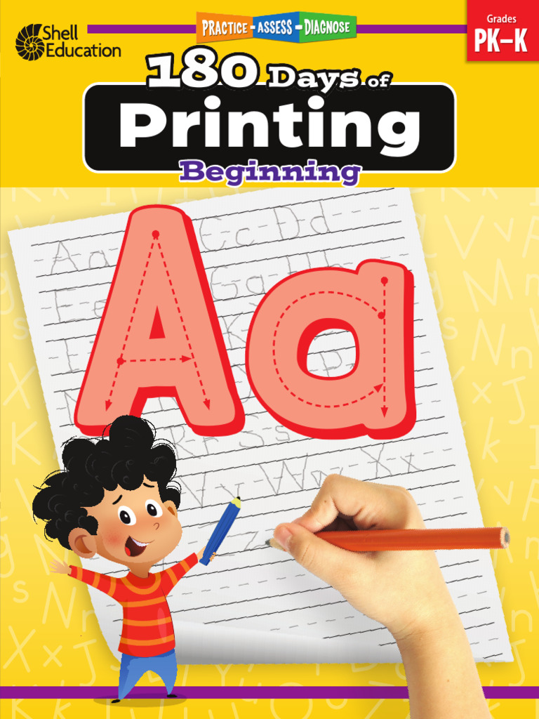 180 Days of Printing - Beginning - Teacher Created Materials | PDF ...
