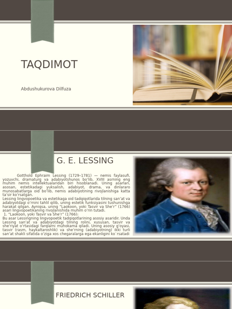 Taqdimot | PDF