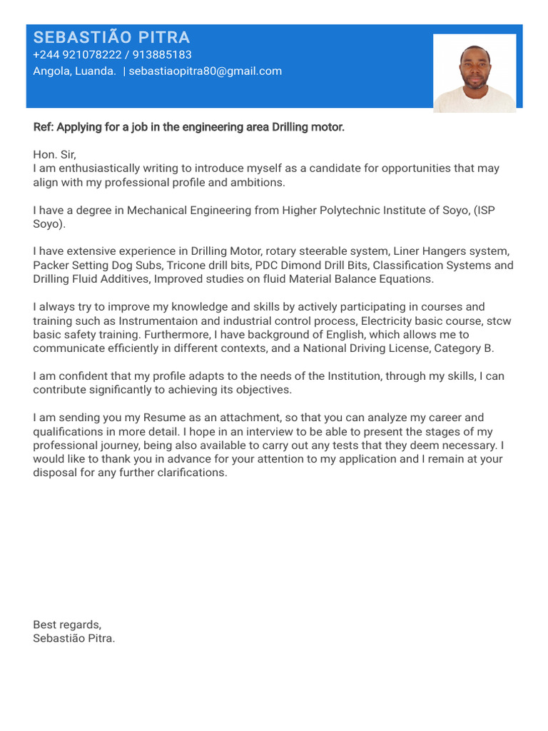 Mechanical Engineer Job Application | PDF