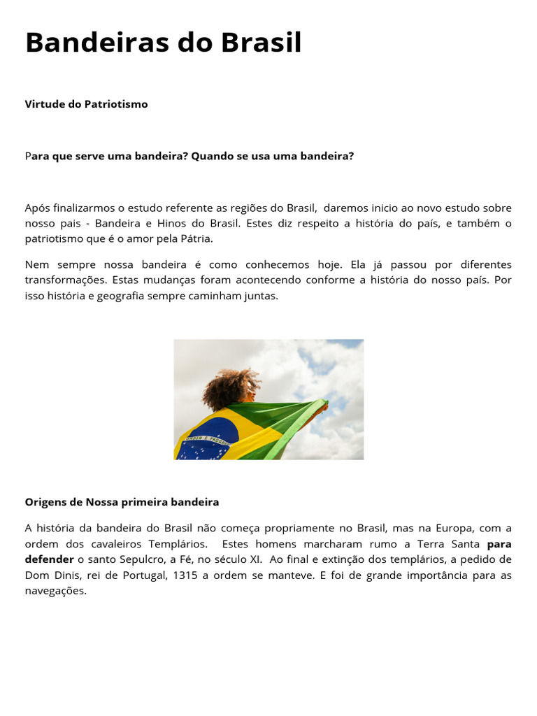 Bandeiras Do Brasil | PDF