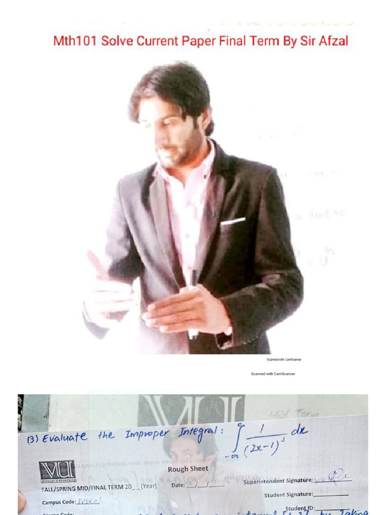 Mth101 Final Term Solve Current Paper | PDF