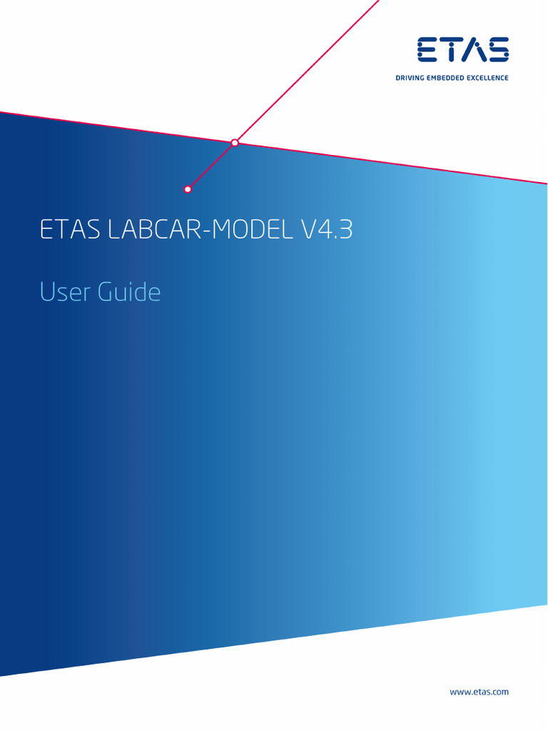 Etas Labcar Model v4.3 User Guide en 201207 | PDF | Matlab | Computer File