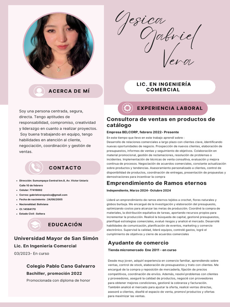 Currículum Vitae | PDF | Presupuesto | Iniciativa empresarial