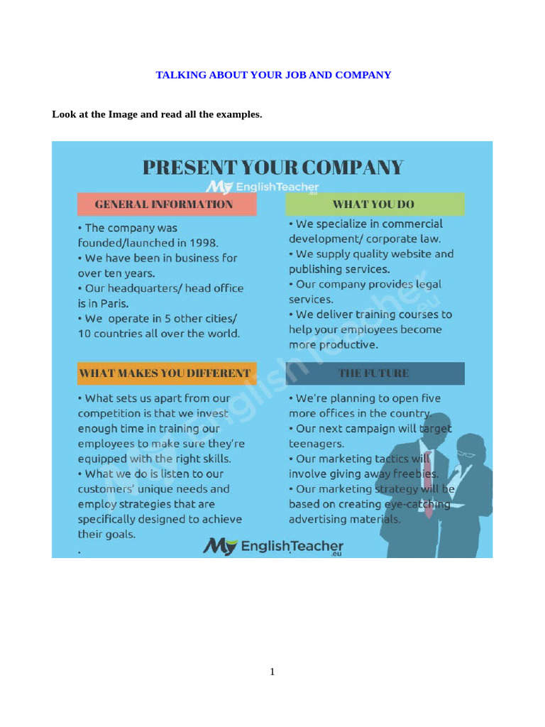 Company Overview and Activities Worksheet | PDF | Automotive Industry ...