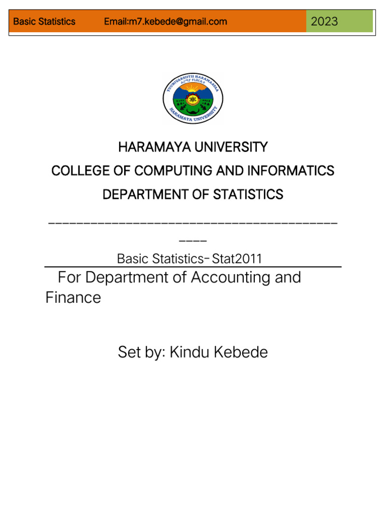 Basic Statistics Material-1 | PDF | Statistics | Scatter Plot