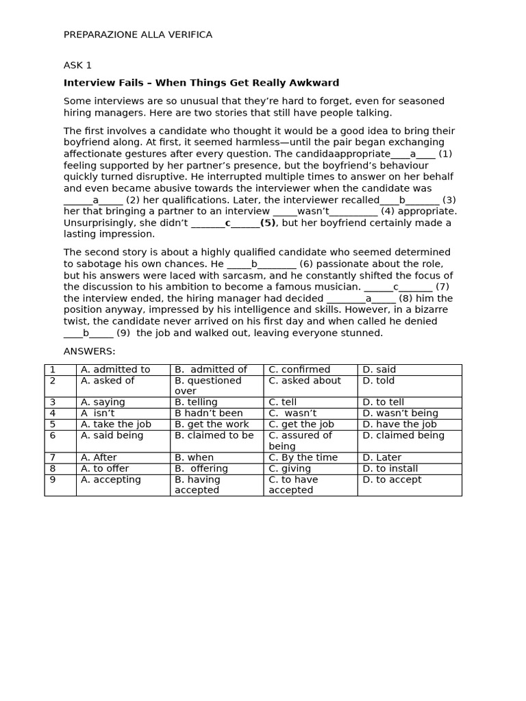 Preparazione Verifica Unit 6 | PDF | Extraversion And Introversion