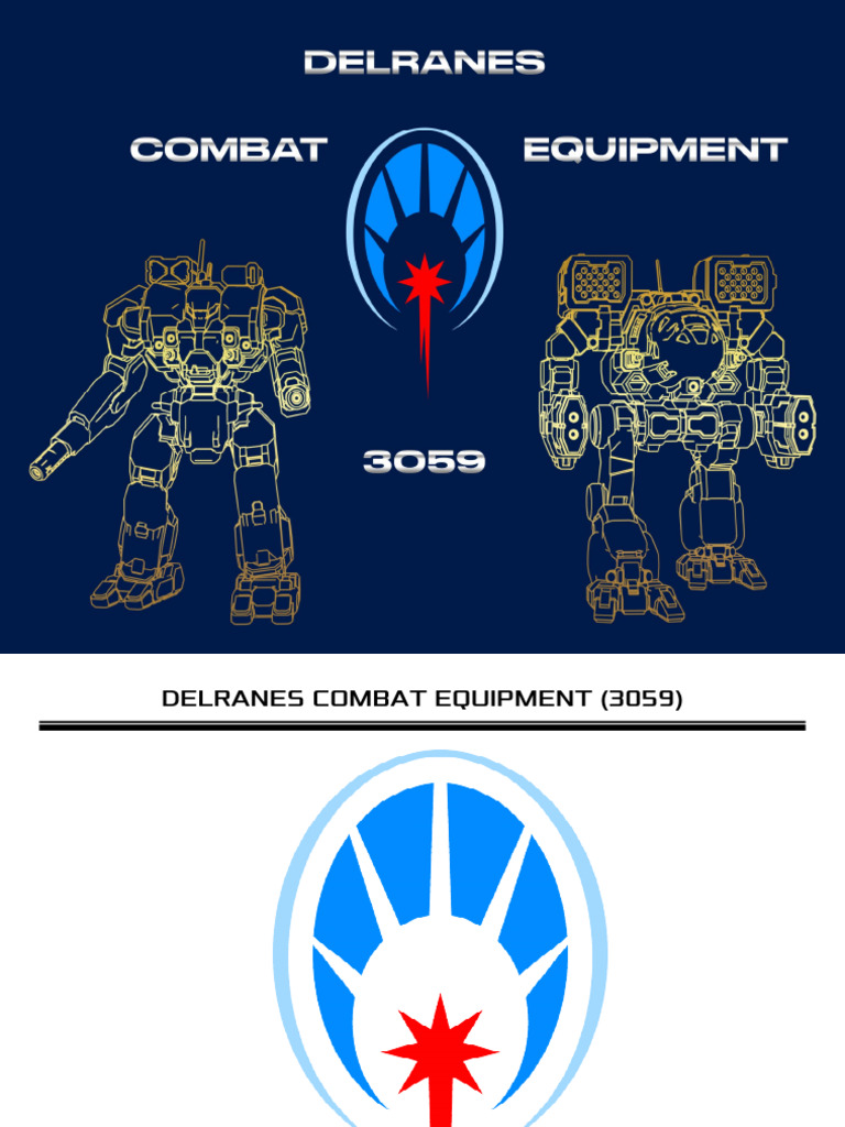BattleTech (XTRO) - Delranes Combat Equipment 3059 | PDF | Ammunition | Gun