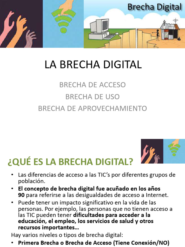 5-La Brecha Digital | PDF | Tecnología de información y comunicaciones | Desigualdad social