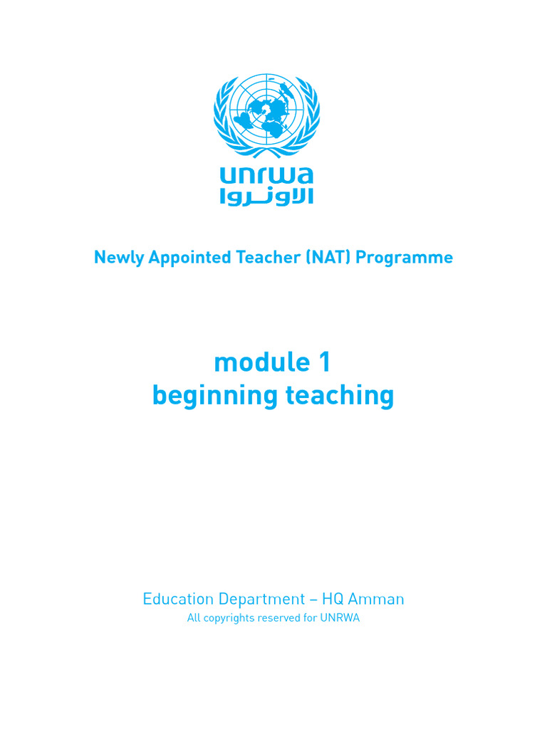 Module 1 English Edit (1) | PDF | Curriculum | Teachers