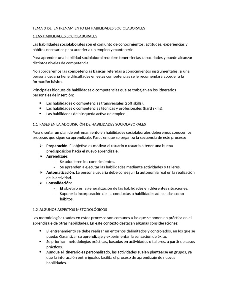 Tema 3 Isl | PDF | Aprendizaje | Toma de decisiones