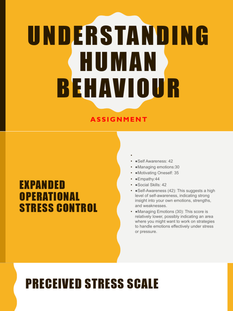 Expanded Operational Stress Control Insights | PDF | Empathy | Self ...