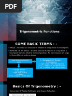 Class 11 Trigonometric Functions Notes | PDF | Trigonometric Functions ...