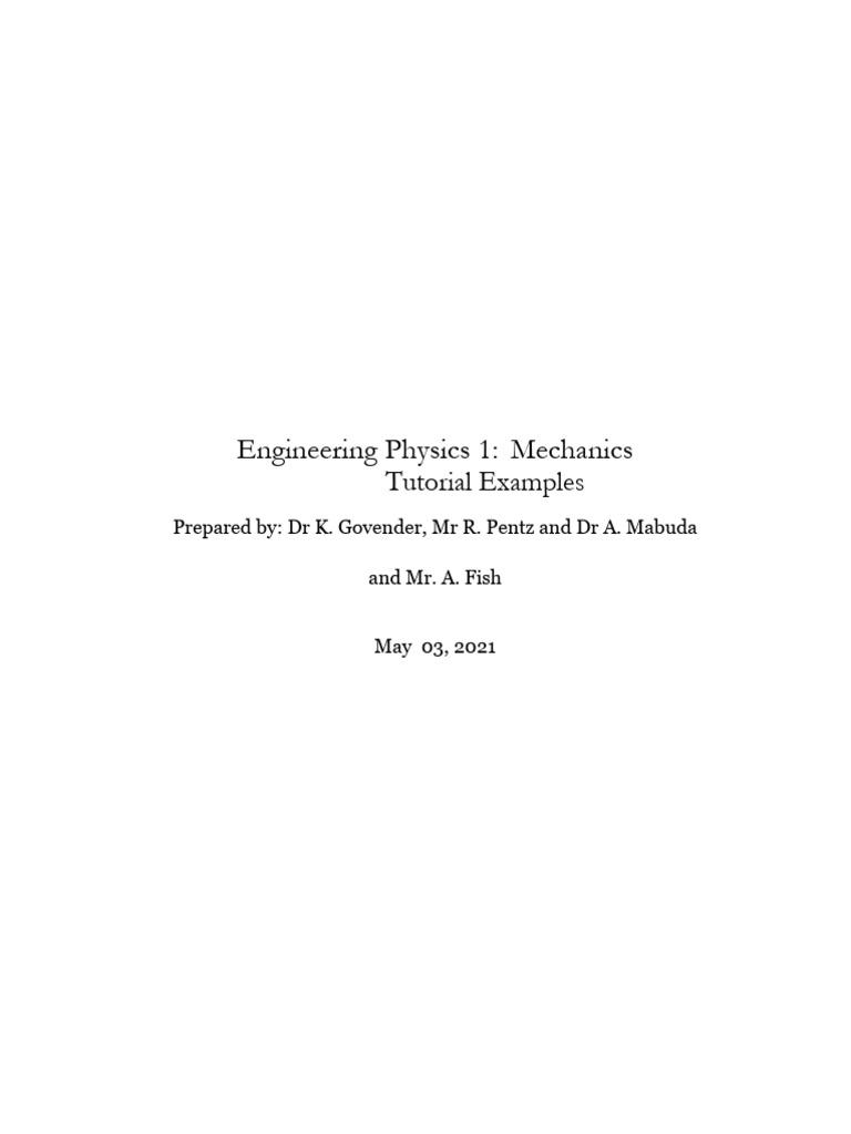 Mech - Chapter 1 Units and Tutorial-2023 | PDF | Significant Figures ...