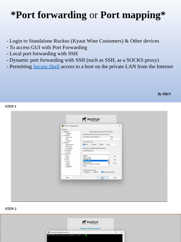 Port Forwarding (Step by Step) | PDF
