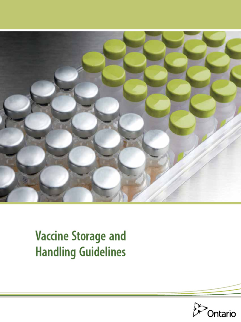 Vaccine Storage Handling Guidelines en | PDF | Refrigerator | Vaccines
