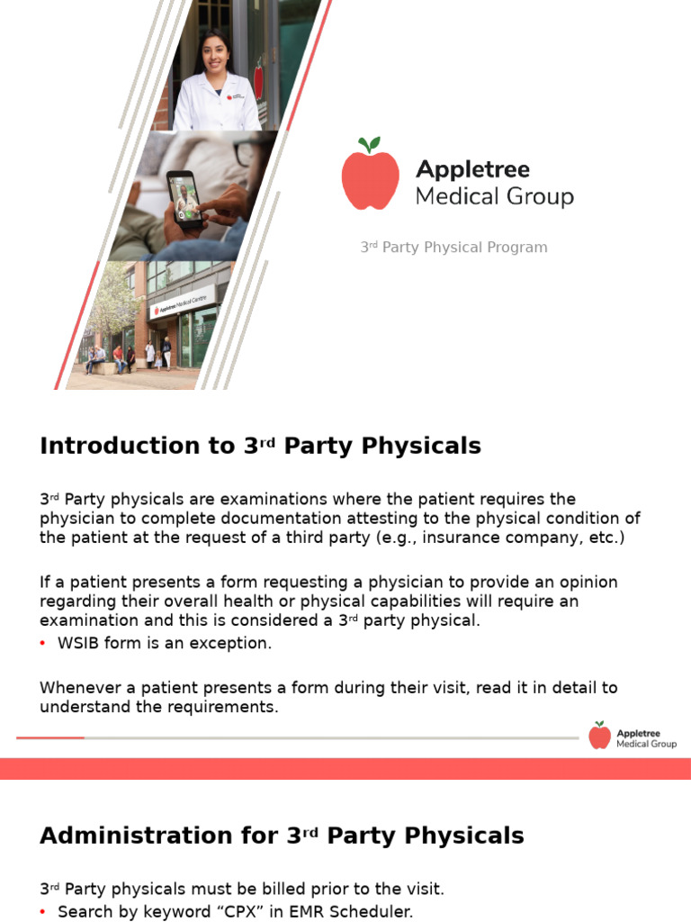 3rd Party Physical Program (Edit Apr 2021) | PDF | Clinical Medicine ...