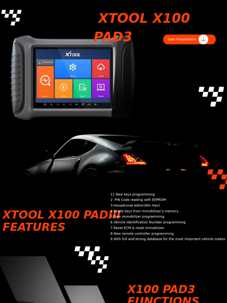 XTOOL X100 PAD3 | PDF