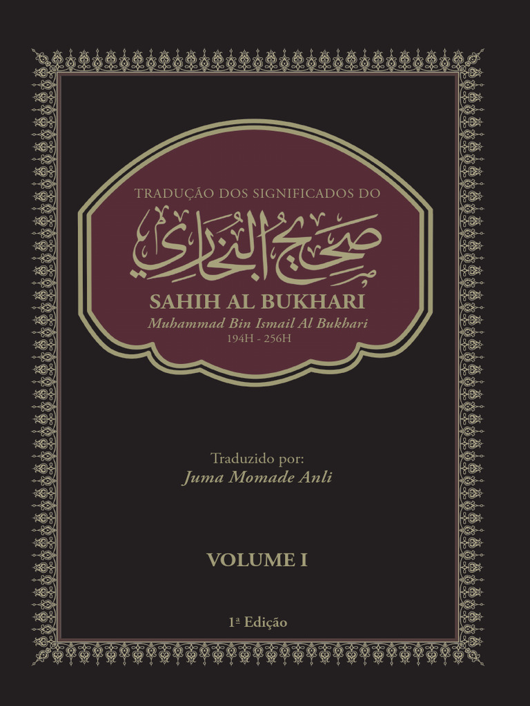 Sahih Bukhari - Vol i - eBook | PDF | Maomé | Hádice