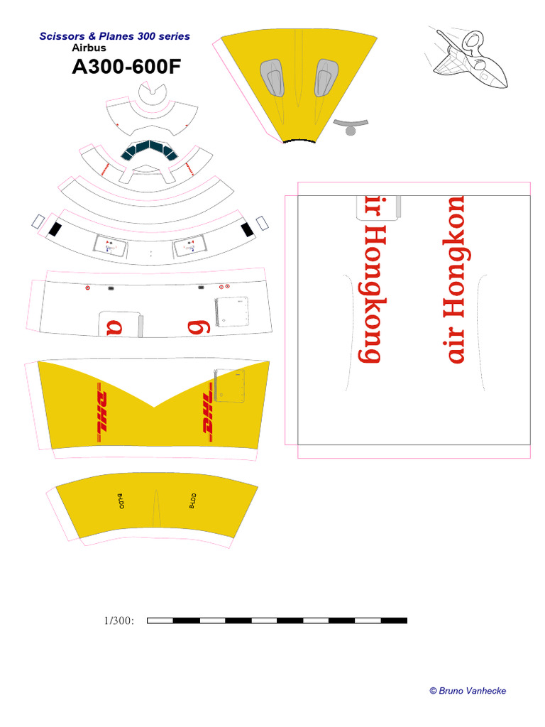 A300-600F 香港華民航空 BLDD 1 200 Scissors and Planes | PDF