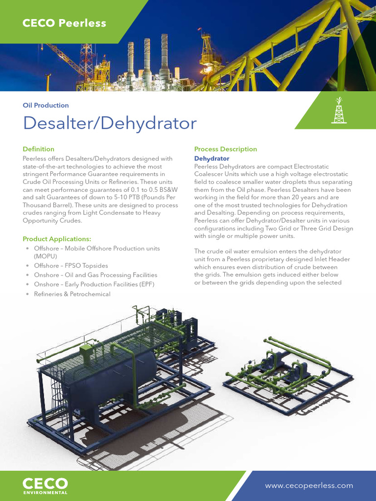 Advanced Desalter and Dehydrator Solutions | PDF | Electrical ...