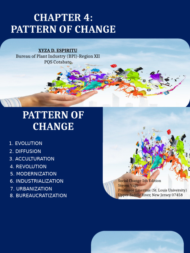 Chapter 4 Patterns of Change Xyza Espiritu | PDF | Industrialisation | Society