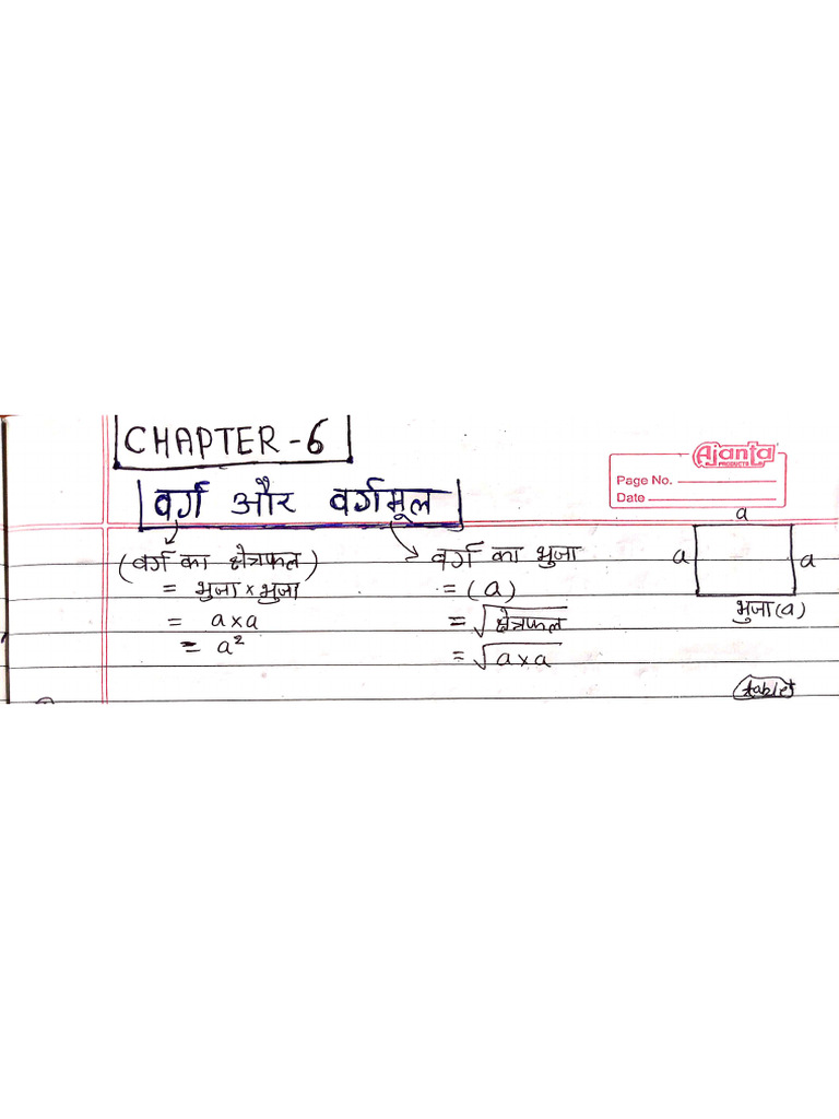 Chapter 6 Math Class 8 | PDF