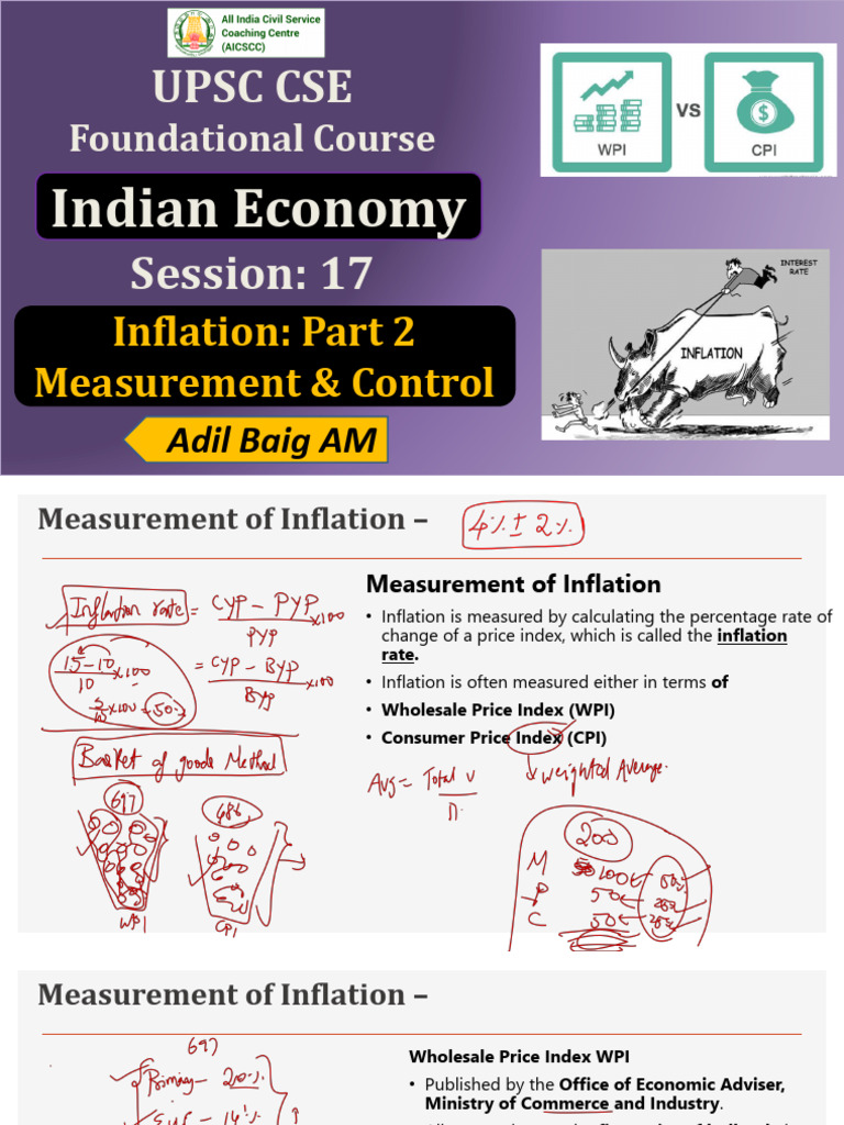 Session 17 Inflation Measurement & Control | PDF | Consumer Price Index ...